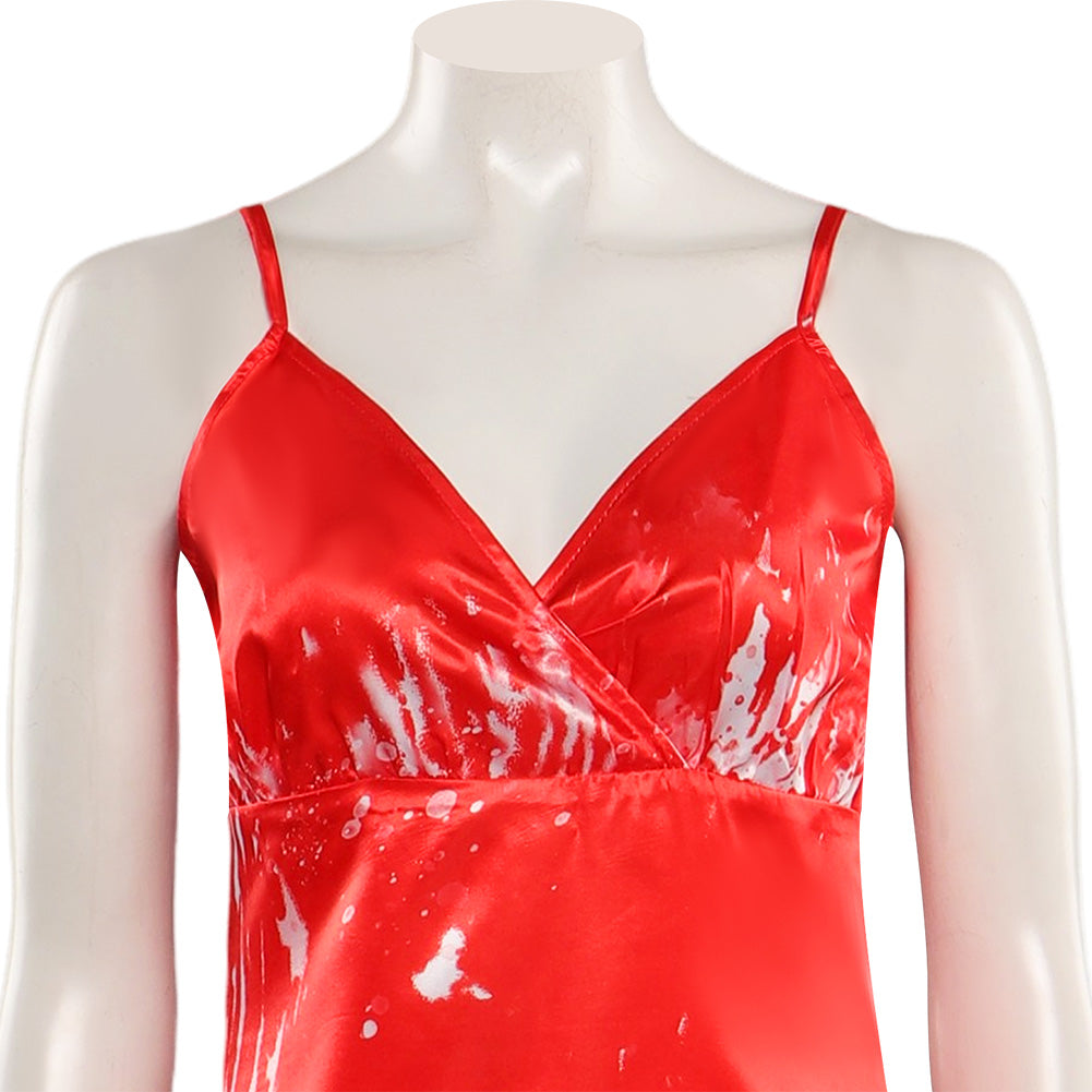 Carrie Red Red Dress Cosplay Costume Halloween Carnival Suit ...
