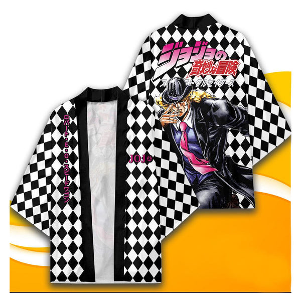 JoJo‘s Bizarre Adventure Cloak Kimono Cardigan Robe Cospaly Costume Pr ...