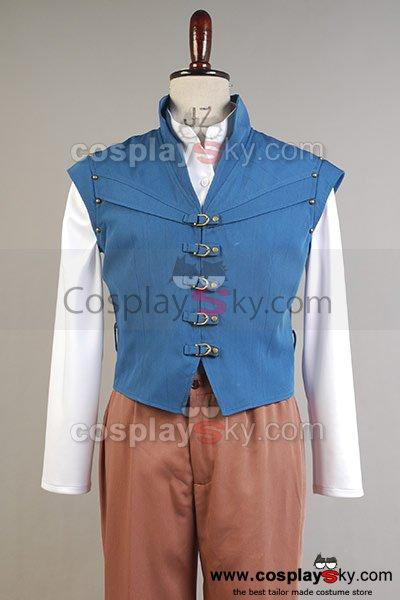 Tangled Prince Flynn Rider Eugene Fitzherbert Cosplay Costume ...
