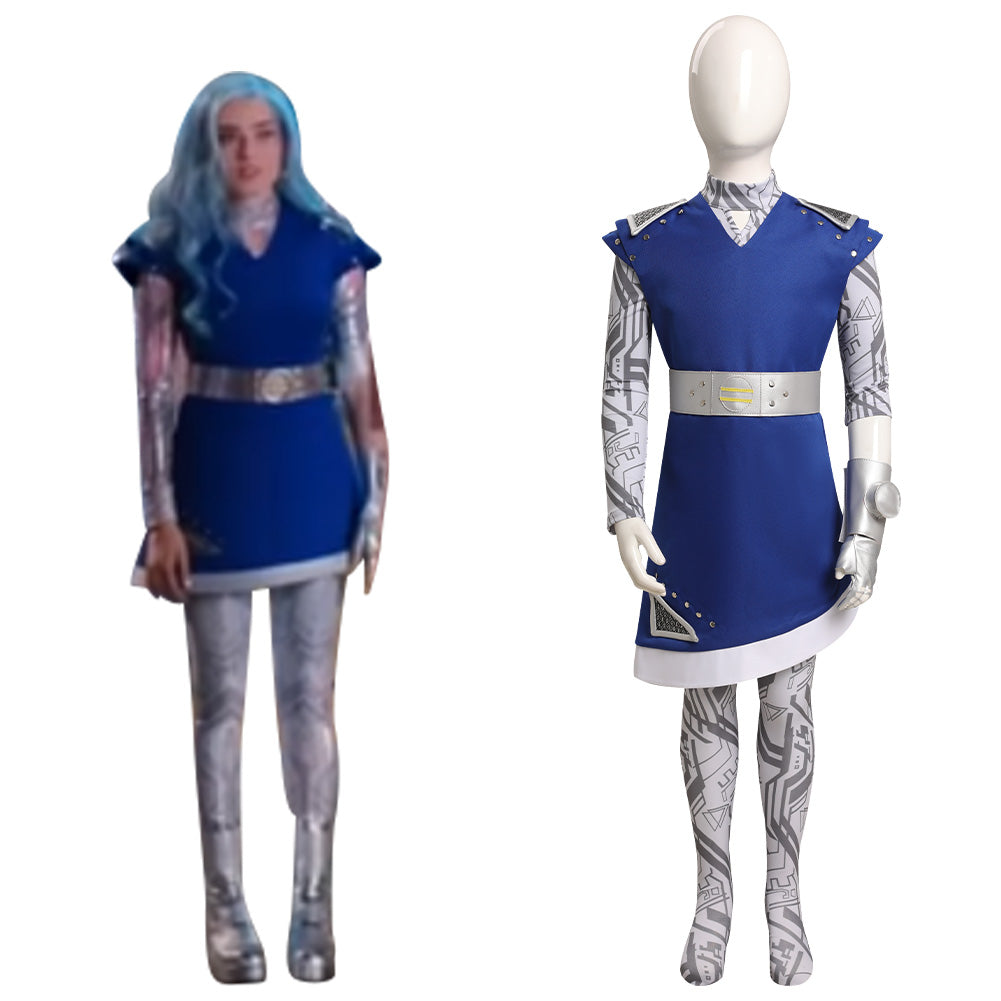 Kids Children Zombies 3 Addison Cosplay Costume Outfits Halloween Carn ...