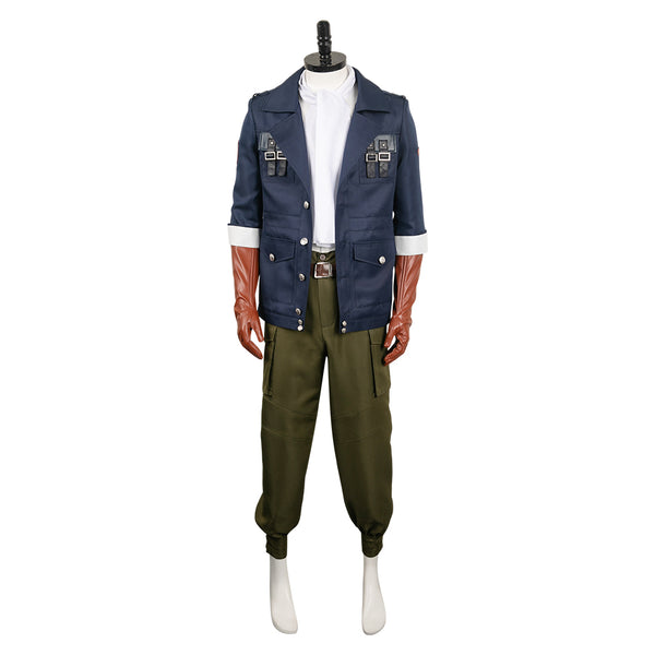 Final Fantasy VII Cid Highwind Cosplay Costume Outfits Halloween Carni ...