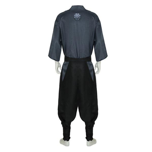 Onimusha Miyamoto Musashi Cosplay Costume Black Outfits Halloween Carn ...