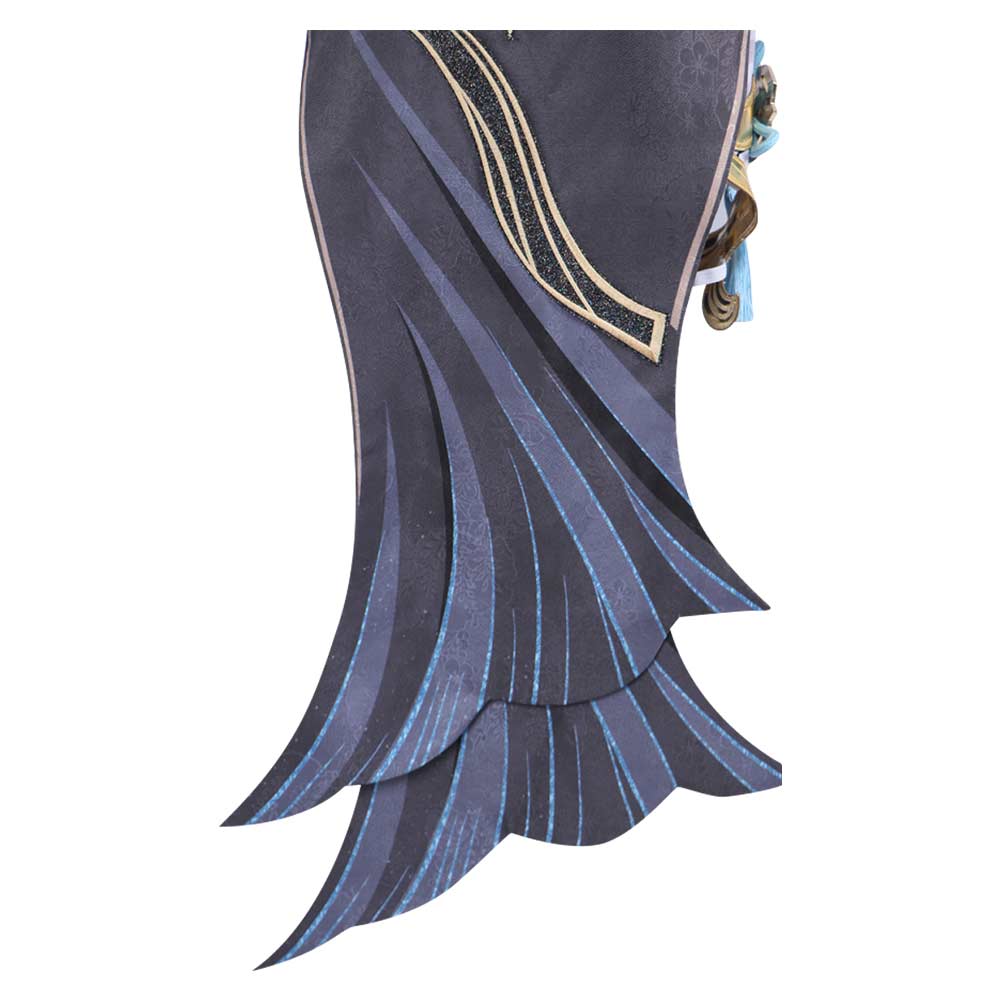 Genshin Impact Shenhe New Outfit Frostflower Dew Cheongsam Cosplay Cos ...