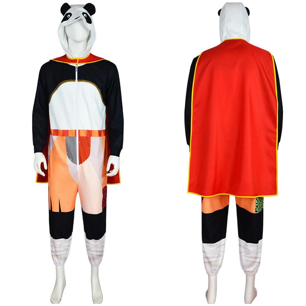 Kung Fu Panda Po Movie Character Original Pajamas Cosplay Costume Outf ...