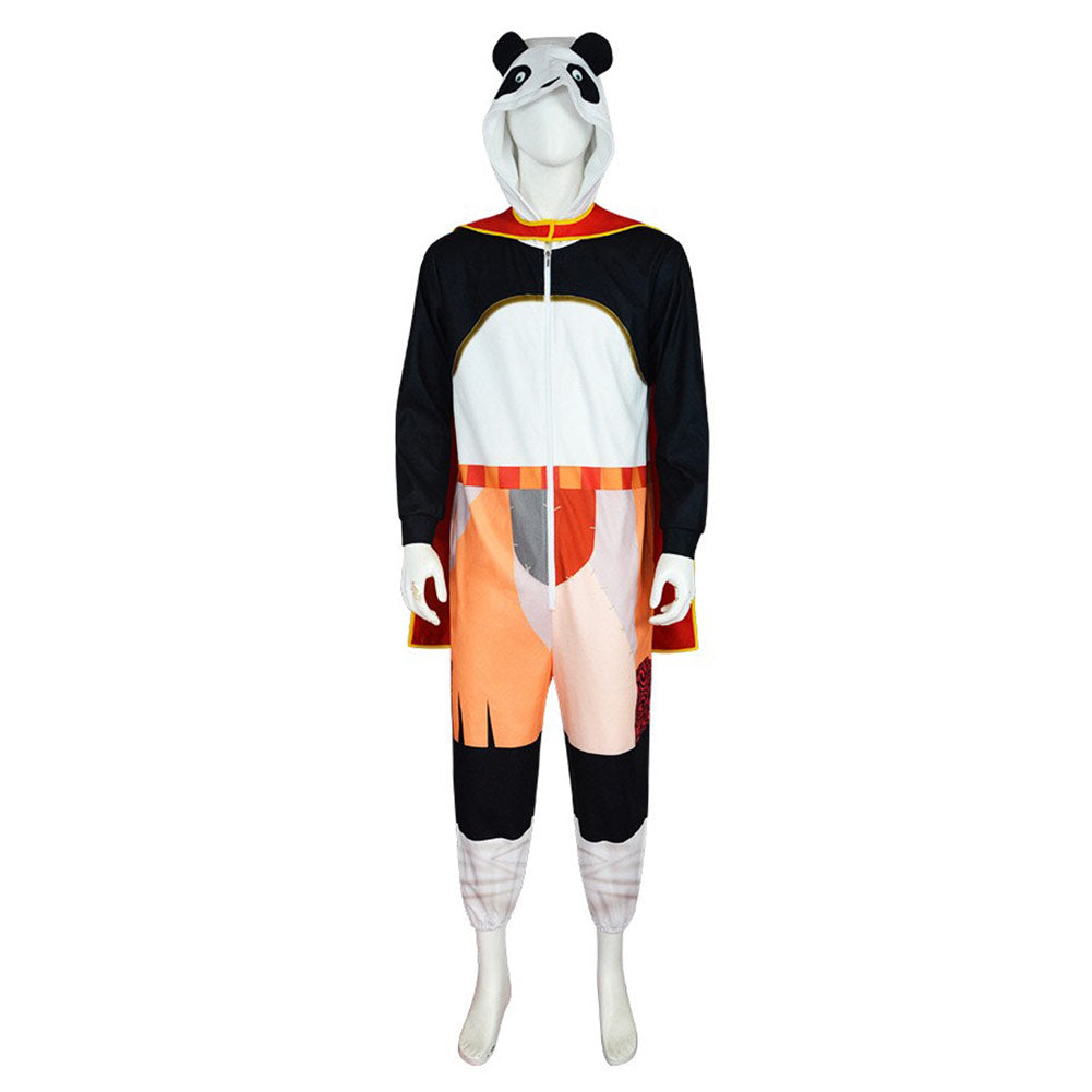 Kung Fu Panda Po Movie Character Original Pajamas Cosplay Costume Outf ...