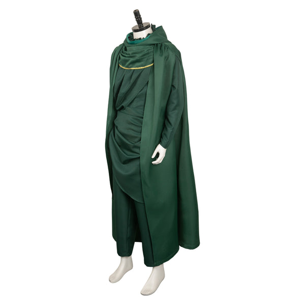 Loki Green Cloak Set Cosplay Costume Outfits Halloween Carnival ...