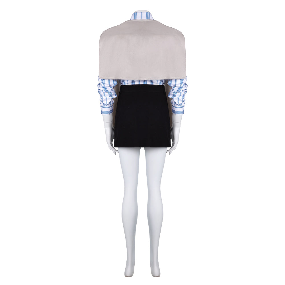 Miller‘s Girl(2024) Cairo Sweet Blue Strip Costume Cosplay Costume Out ...