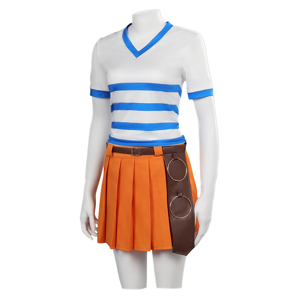 One Piece Nami Cosplay Costume Full Outfits Halloween Carnival Suit ...