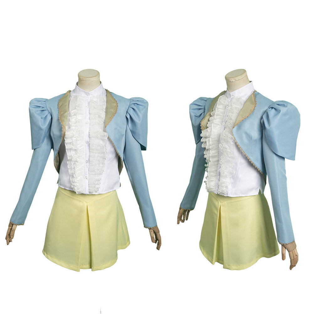 Poor Things Bella Baxter Blue Coat Cosplay Costume Outfits Halloween C ...