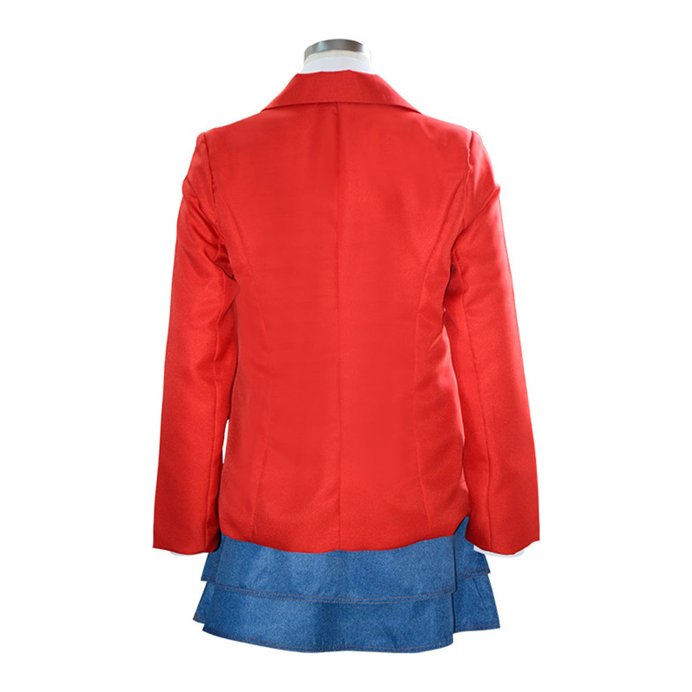 Rebelde TV Female Red Uniform Cosplay Costume Halloween Carnival Suit ...