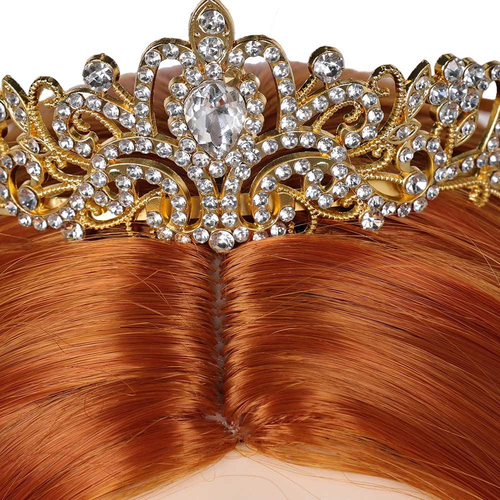 Shrek Fiona Cosplay Wig Headband Heat Resistant Synthetic Hair Carniva ...