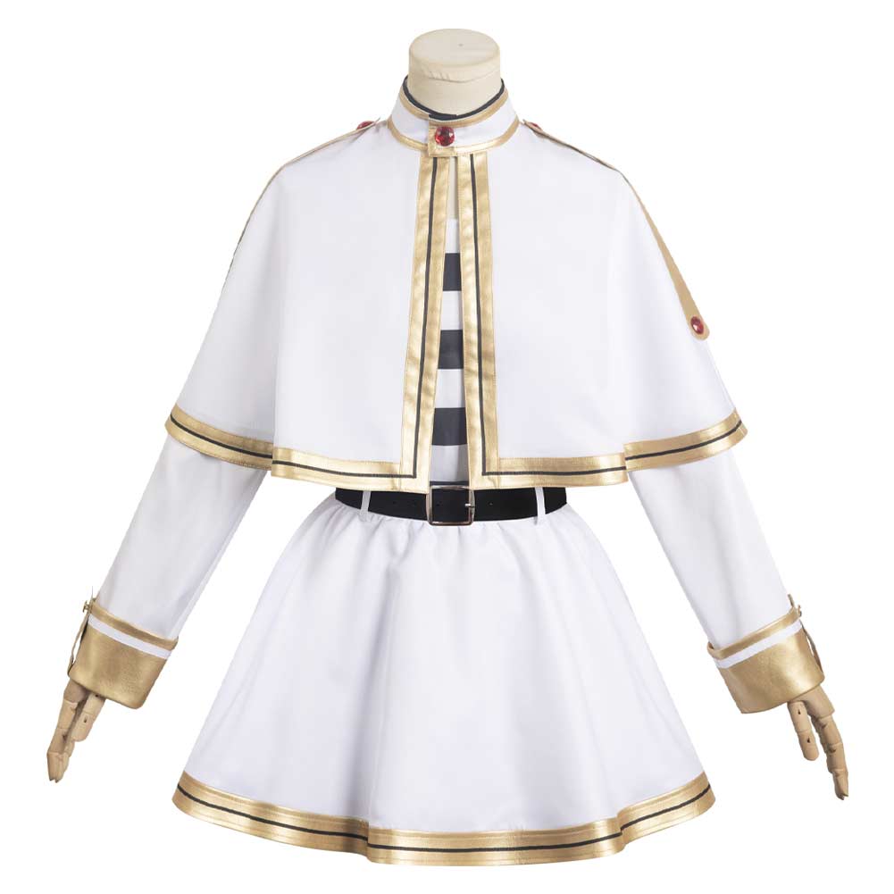 Frieren Kids Children White Dress Cosplay Costume Outfits Halloween Ca ...