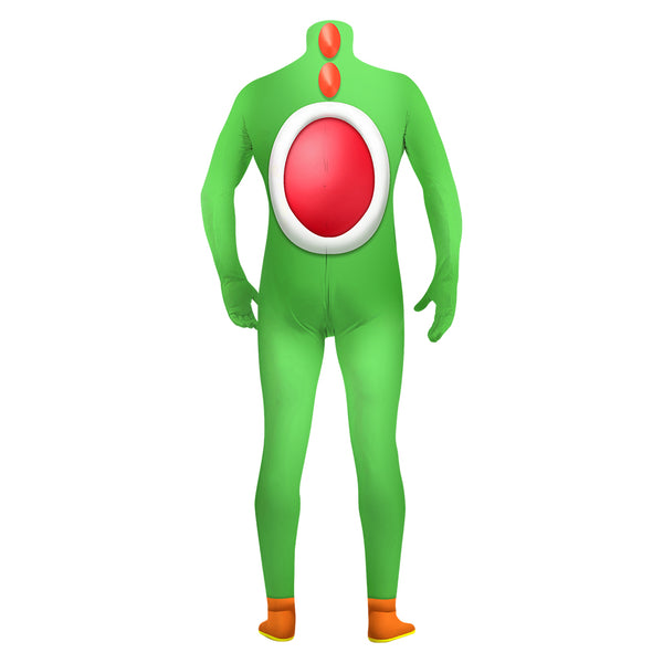 Super Mario Bros Yoshi Game Character Green Jumpsuit Cosplay Costume ...