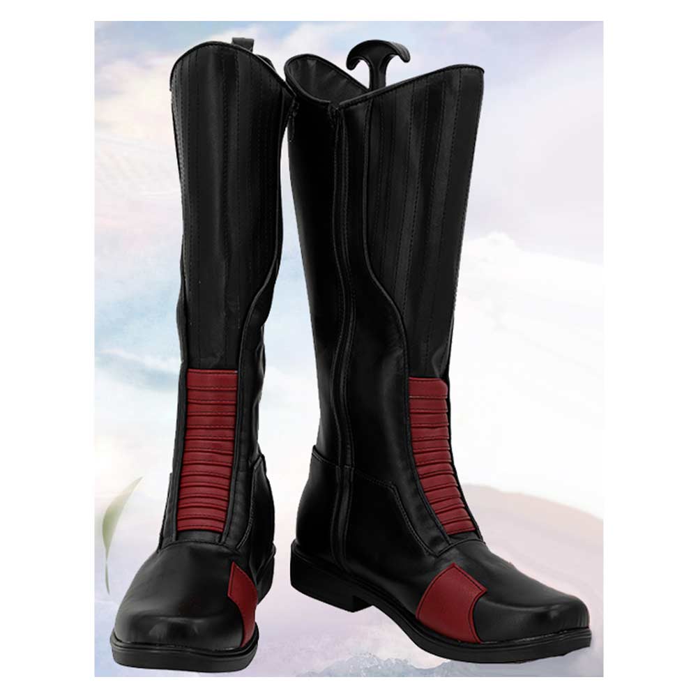 The Flash Barry Allen Cosplay Shoes Boots Halloween Costumes Accessory ...