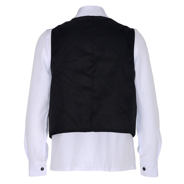 The Hunger Games Coriolanus Snow Cosplay Costume White And Balck Outfi ...