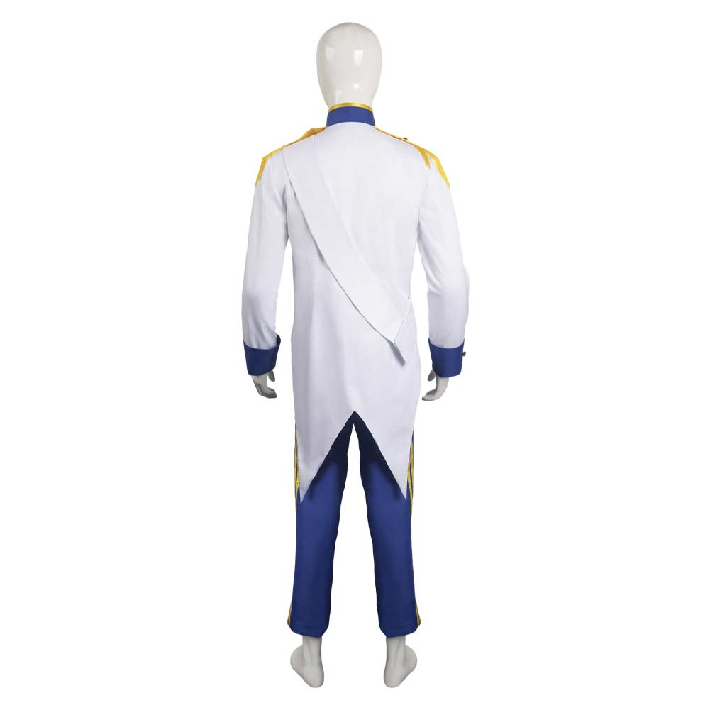 The Little Mermaid Prince Eric Mens Royal Uniform Cosplay Costume Hall ...