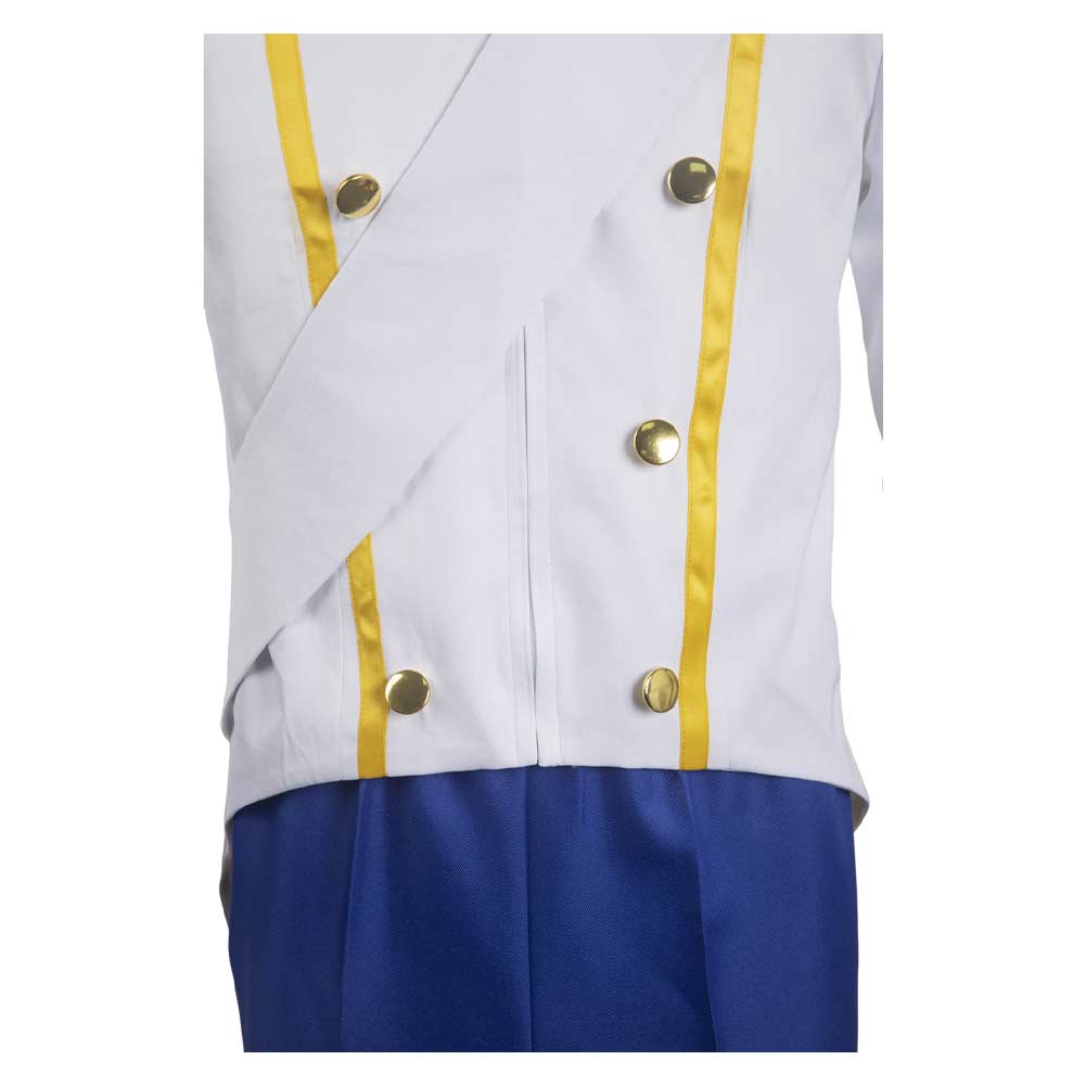 The Little Mermaid Prince Eric Mens Royal Uniform Cosplay Costume Hall ...